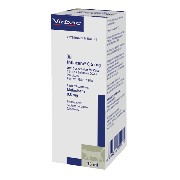 Inflacam 0,5 mg/ml Oral Suspension for Cats